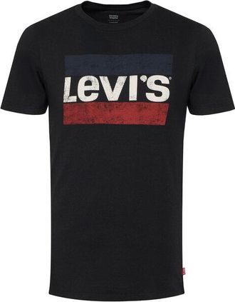 Levi's T-Shirt Sportswear Graphic Tee 39636-0050 Schwarz Regular Fit