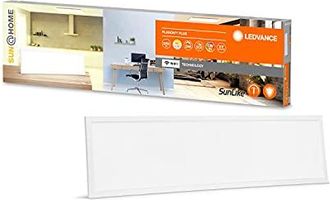 Ledvance SUN@HOME LED Panel Deckenleuchte, 3250 Lumen, 2200-5000K, 120cm x 30cm, Tageslichtlampe mit Wifi Technologie, Wand und Deckenleuchte mit Alexa, Google