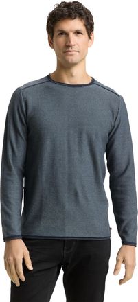 Tom Tailor Strickpullover mit feinem Streifenmuster