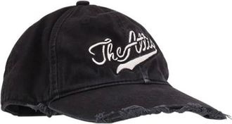 The Attico Femme, Accessoires, Noir, Taille: S/M Logo Canvas Baseball Cap