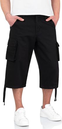 Surplus Herren Cargo Trooper Legend 3/4 Shorts, schwarz, 3XL