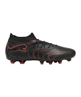 Puma Unisex Future 9 Match FG/AG Fu&szlig;ballschuh, schwarz-leuchtendes Rot, Starkes Grau, Gr&ouml;&szlig;e 40, Puma Schwarz leuchtendes Rot, Starkes Grau, 40.5 EU