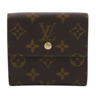 Louis Vuitton Portefeuille Elise Bifold doccasion Monogram - Femme - Pre-owned - Brun - Taille: ONE Size
