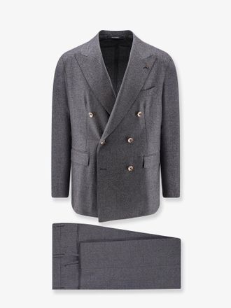 Tagliatore Double-breasted stretch virgin wool suit - TAGLIATORE - gender_Man