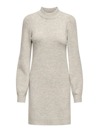 Only Damen Jdyrue L/S High Neck Dress KNT Noos, Chateau Gray/Detail:Melange, XXS
