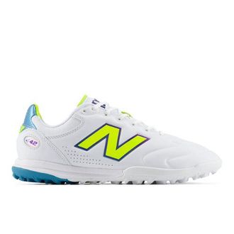 New Balance Unisexe 442 Elite TF V3 en Blanc/Vert, Synth&eacute;tique, Taille 42.5