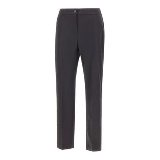 Elena Miro Femme, Pantalons, Noir, Taille: 40 FR Pantalon Droit