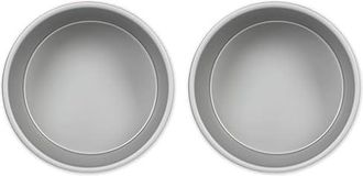 PME RND062 Runde Backform aus eloxiertem Aluminium, 152 x 51 mm, 15.2 cm, Silber (Packung mit 2)