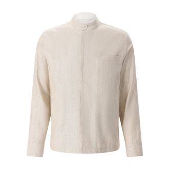 Caruso Homme, Chemises, Beige, Taille: XL Chemises Casual