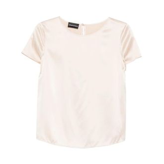 Emporio Armani Seidentop - - Blouses & Shirts - Damen - Rosa - S