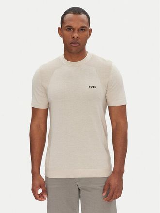 HUGO BOSS T-Shirt Momentum 50520683 Beige Regular Fit