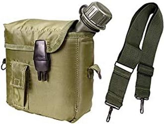 Mil-Tec US FELDFLASCHE 2QT M.HÃoeLLE U.Gurt Oliv