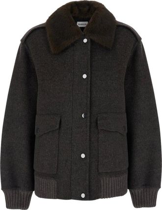 P.A.R.O.S.H. P.a.r.o.s.h., Femme, Vestes, Brun, Taille: 36 FR Vestes