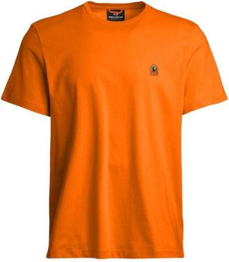 Parajumpers Homme, Tops, Orange, Taille: XS Patch Tee