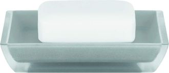 Spirella colección, Bandeja para pastilla de jabón, Poliestirol, Gris Freddo, 8,6 x 12,5 x 2,3 cm, Grau, Grey