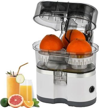 Generic 400 ML de Fruits dorange m&eacute;nagers B&eacute;langeur de Fruits, 100W Twin Magrus Juice Maker avec Une trancheuse dagrumes, Fabricant de jus dorange &agrave; la Main F