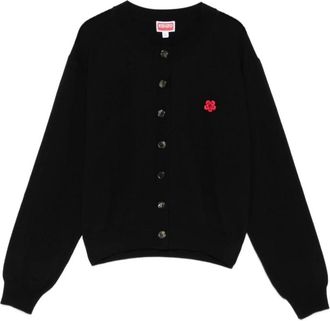 Kenzo Femme, Pulls, Noir, Taille: 36 FR Wool Cardigan