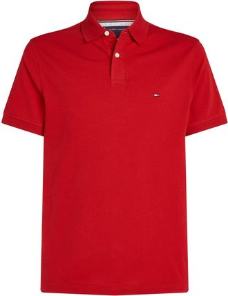 Tommy Hilfiger Piqu&eacute;-Poloshirt 1985 Regular Fit mit Stretch und Flag-Stickerei in