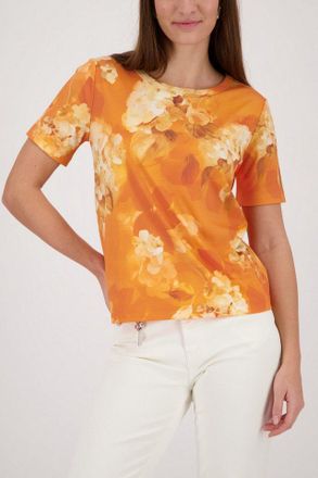 Monari T-Shirt Blume allover Regular fit mit Blumenmuster