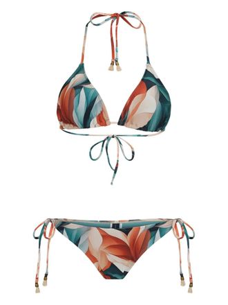 Lygia & Nanny Maya Bikini mit Print - Blau
