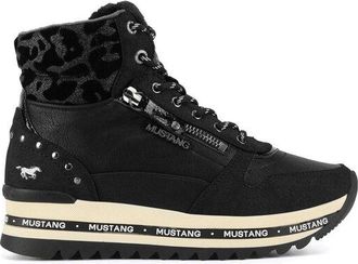 Mustang Jeans Mustang Schnürschuhe 1364-503 Schwarz