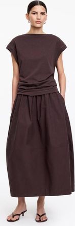 Arket Midirock Aus Baumwolle -Braun