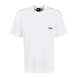 Barbour Klassisches Radok Taschen T-Shirt - - Tops - Herren - Wei&szlig; - M