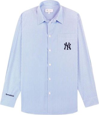 Sporty & Rich Femme, Blouses et Chemises, Bleu, Taille: 42 FR Chemises