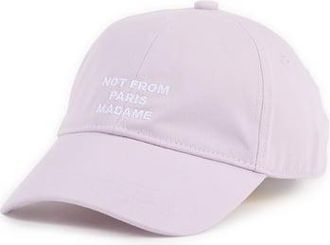 Dr&ocirc;le de Monsieur Casquette brod&eacute;e Slogan en coton