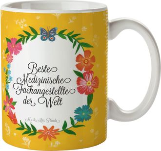 Mr. & Mrs. Panda Tasse Medizinische Fachangestellte - Geschenk, Abschluss, Kaffeetassen, Beruf, Kaffeetasse, Cappuccino Tassen, Ausbildung