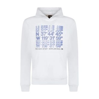 The North Face Wei&szlig;er Logo-Hoodie-Mantel - - Sport - Herren - Wei&szlig; - XS
