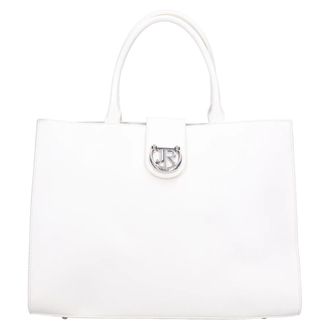 John Richmond Tasche aus Kunstleder mit Nieten - - Bags - Damen - Wei&szlig; - ONE SIZE