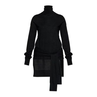 Toteme Asymmetrical Turtleneck - Femme - Pulls - Noir - Taille: 38 FR