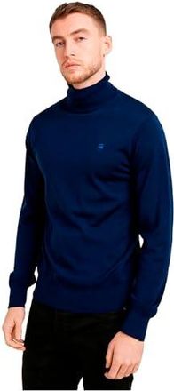 G-Star G-Star Homme Premium Core Turtle Neck Knitted Sweater, Bleu (imperial blue D25177-D847-1305), M