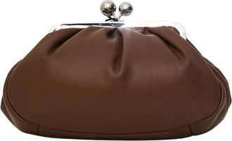 Max Mara Lammfell-Clutch - - Bags - Damen - Braun - ONE SIZE