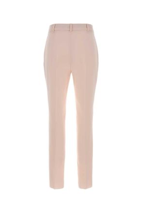 Max Mara Womens Pastel Pink Crepe Jerta Pant Rosa Pantaloni Trousers