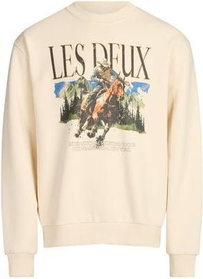 Les Deux Sweatshirt Cole Cowboy en coton biologique