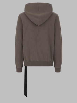 Rick Owens Cotton Hoodie - Gray