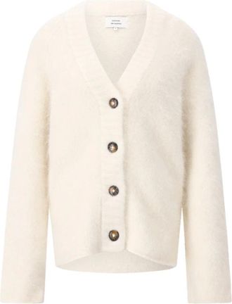 Loulou Studio Femme, Pulls, Beige, Taille: 40 FR Cardigan en mélange dalpaga Lynn