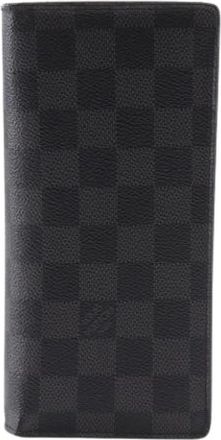 Louis Vuitton Portefeuille long Damier Graphite Pre-owned - Homme - Pre-owned - Noir - Taille: ONE Size