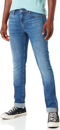 7 For All Mankind Herren Paxtyn Stretch Tek Jeans, Mid Blue, 33W / 33L EU