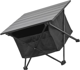 BESPORTBLE Veemoon Klappbarer Campingtisch mit Stabilem Rahmen und Aufbewahrungstasche Faltbarer Strand und Picknicktisch f&uuml;r Outdoor Grillen und Camping Klein L