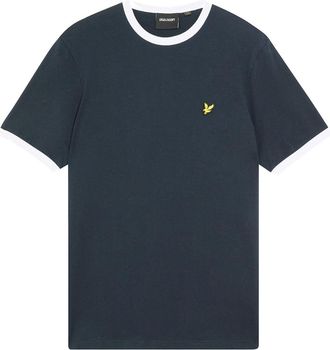 Lyle & Scott T-Shirt Herren | mit Rundhals-Ausschnitt und kurzen &Auml;rmeln | mit goldenem Adler-Logo auf der Brust | XS - XXL
