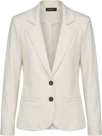Repeat Damen Blazer aus Sweatshirtstoff