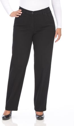 KjBrand Quer-Stretch Damenjeans BABSIE (23020 9010) Gr&ouml;&szlig;e 40-58, in 3 L&auml;ngen, Grades Bein, weiter Oberschenkel, auf Schadstoffe gepr&uuml;ft (48K)