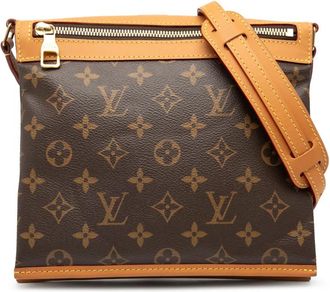 Louis Vuitton 2019 Monogram Saumur Messenger PM crossbody bag - Braun