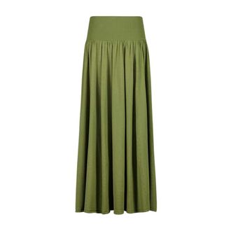 Zimmermann Strick Midi Rock aus Ponte-Jersey - - Skirts - Damen - Gr&uuml;n - M
