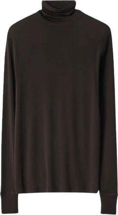 Christophe Lemaire Stehkragen-Oberteil - - Knitwear - Herren - Braun - M