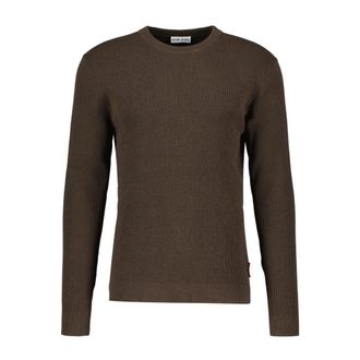 Joop Rundhals-Strickware - - Knitwear - Herren - Braun - M