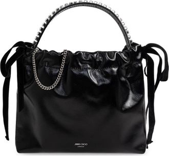 Jimmy Choo London Femme, Sacs, Noir, Taille: ONE Size Mini sac à main à cordon de serrage